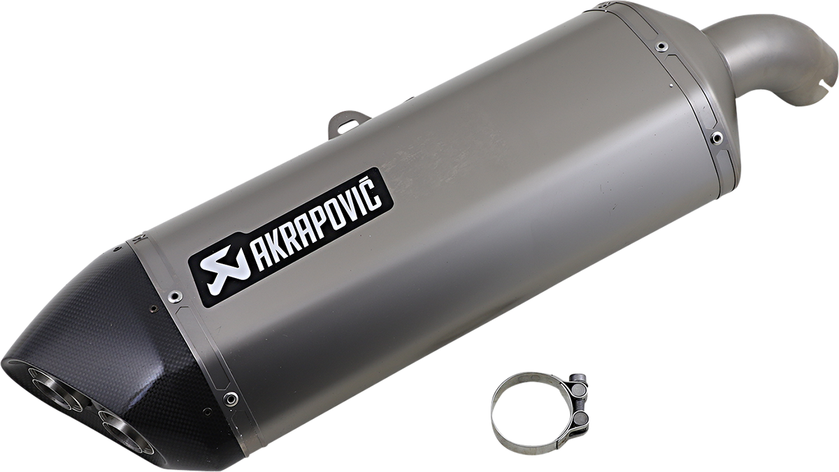 AKRAPOVIC SLIP ON TITAN VÝFUK PRE SUZUKI V-STROM 1000 2016-, 1050 2020 ...