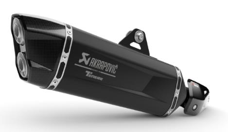 YAMAHA VÝFUK AKRAPOVIČ EU5+ PRE XT 700 TÉNÉRÉ WORLD RAID (26-) BLACK ...