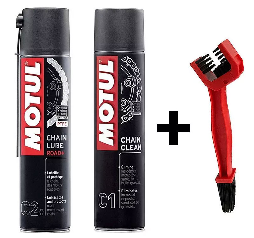 MOTUL CHAIN KIT C1 & C2+ SADA NA ČISTENIE REŤAZE | Eshopstyx